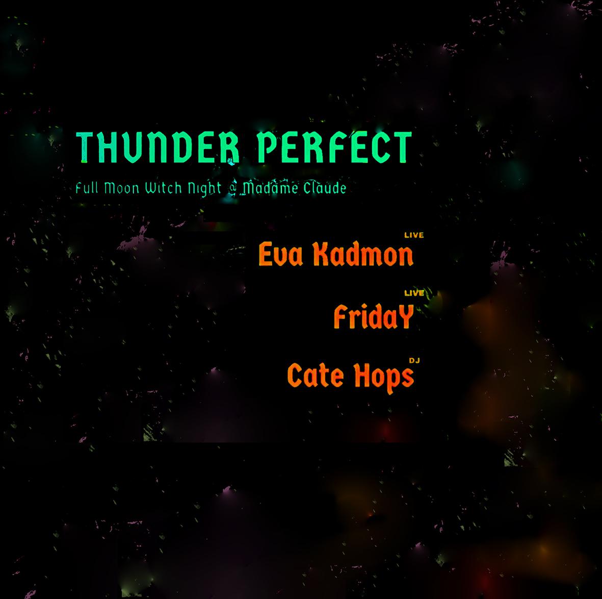 Eva Kadmon + FridaY + Cate Hops (DJ-Set) - 17.08.2024 - Other @ Madame ...