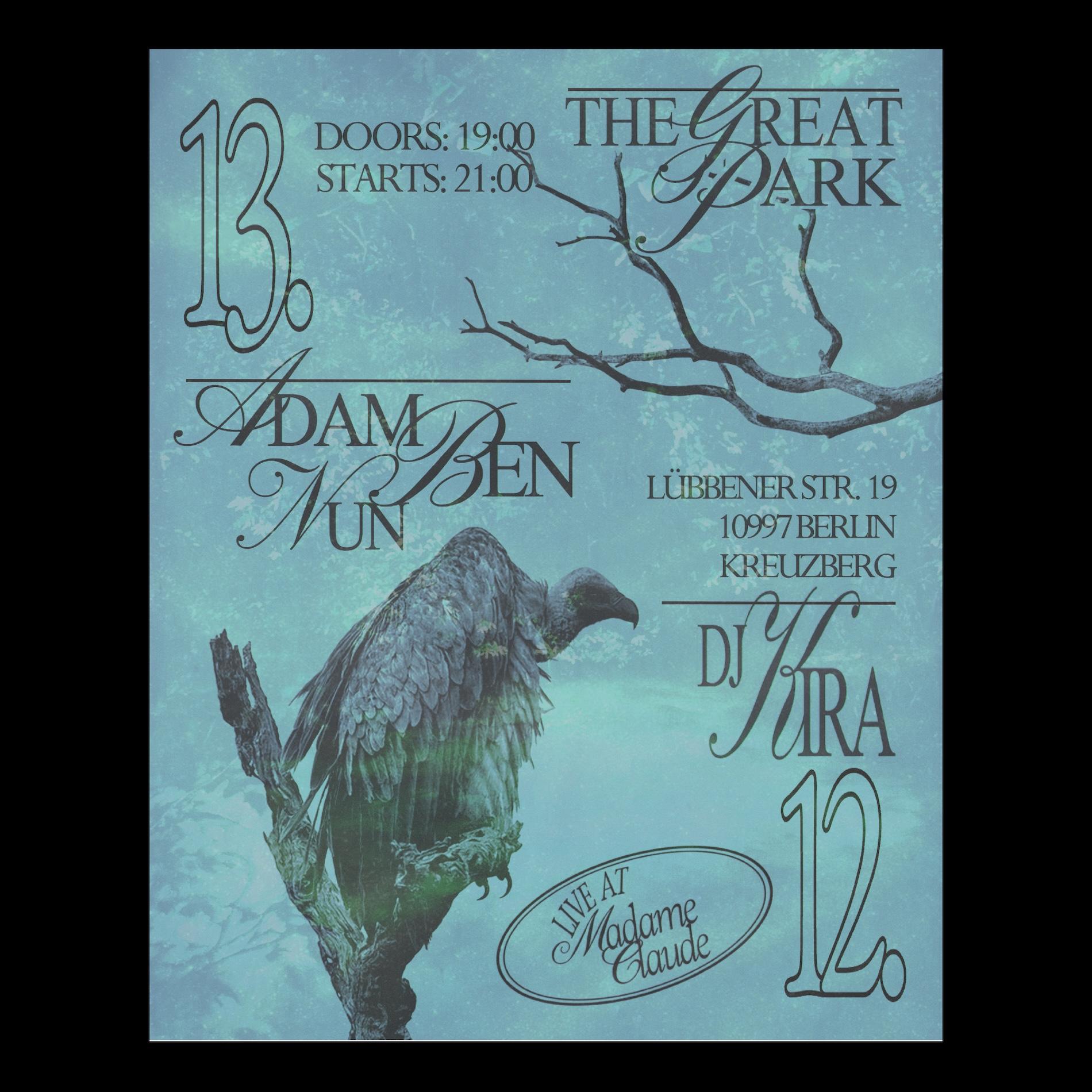 The Great Park + Adam Ben Nun + Kira (DJ-Set) - 13.12.2025 - Live ...